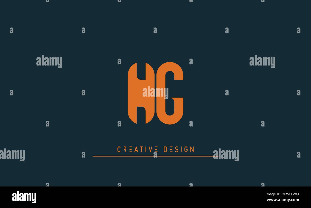 Alphabet letters Modern Creative logo NG , GN Stock Vector Image & Art ...