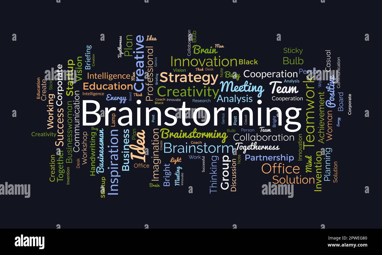 Word cloud background concept for Brainstorming. Creative innovation ... Word cloud background concept for Brainstorming. Creative innovation ...