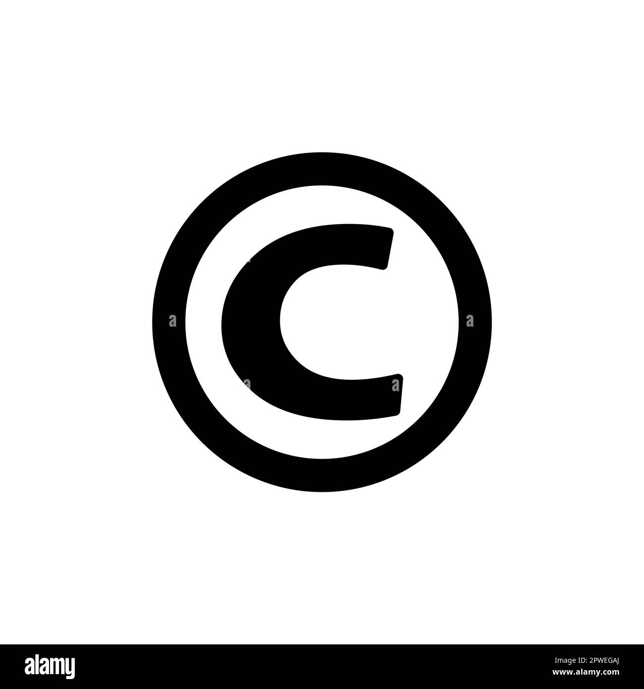Copyright icon vector. copyright symbol Stock Vector Image & Art - Alamy