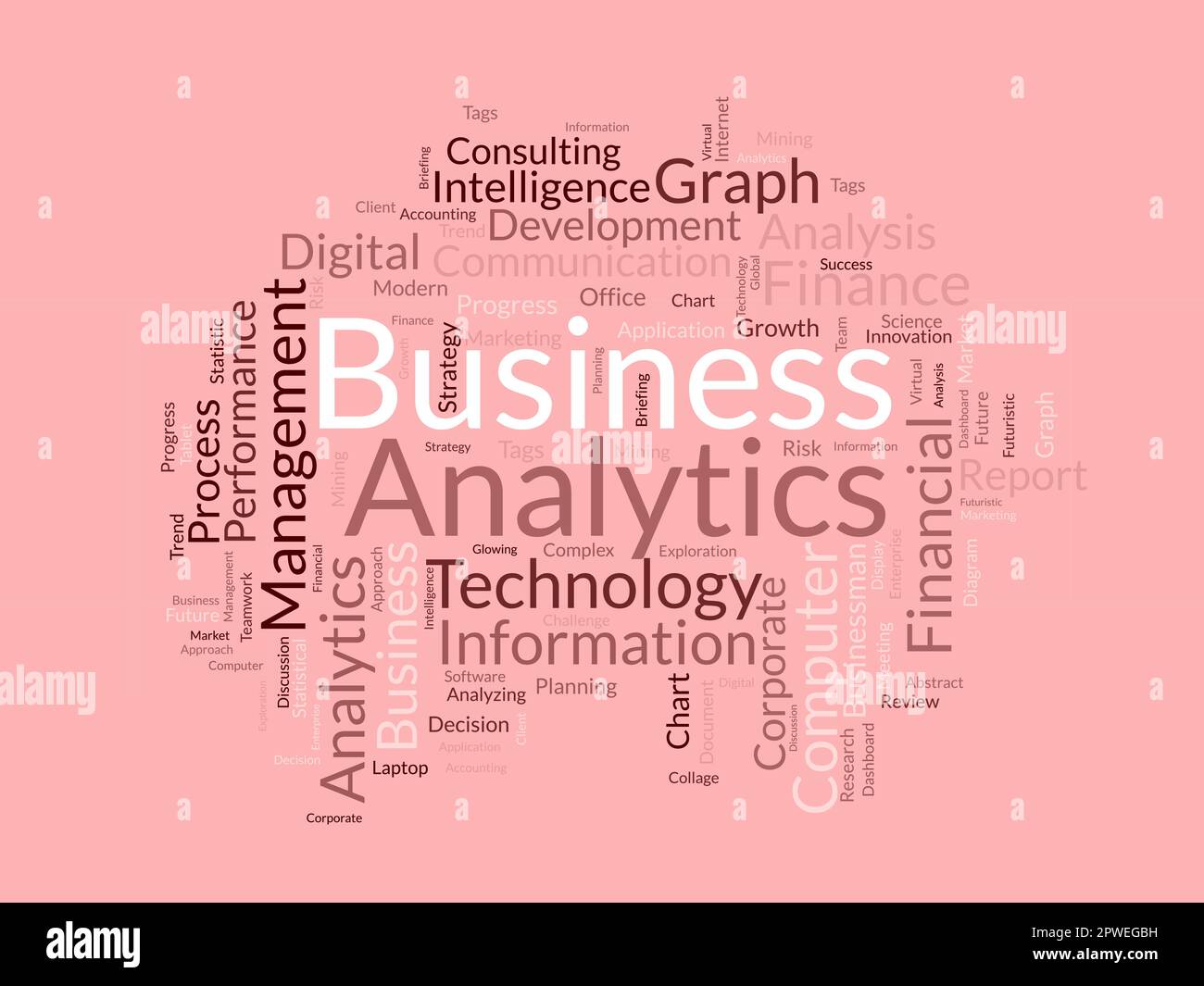 Word cloud background concept for Business analytics. Financial ...