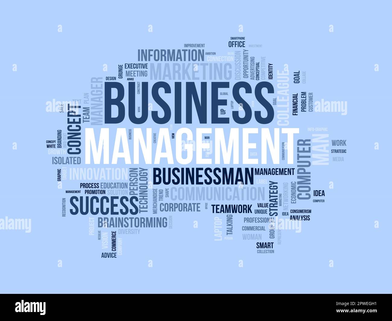 Word cloud background concept for Business Management. corporate ...