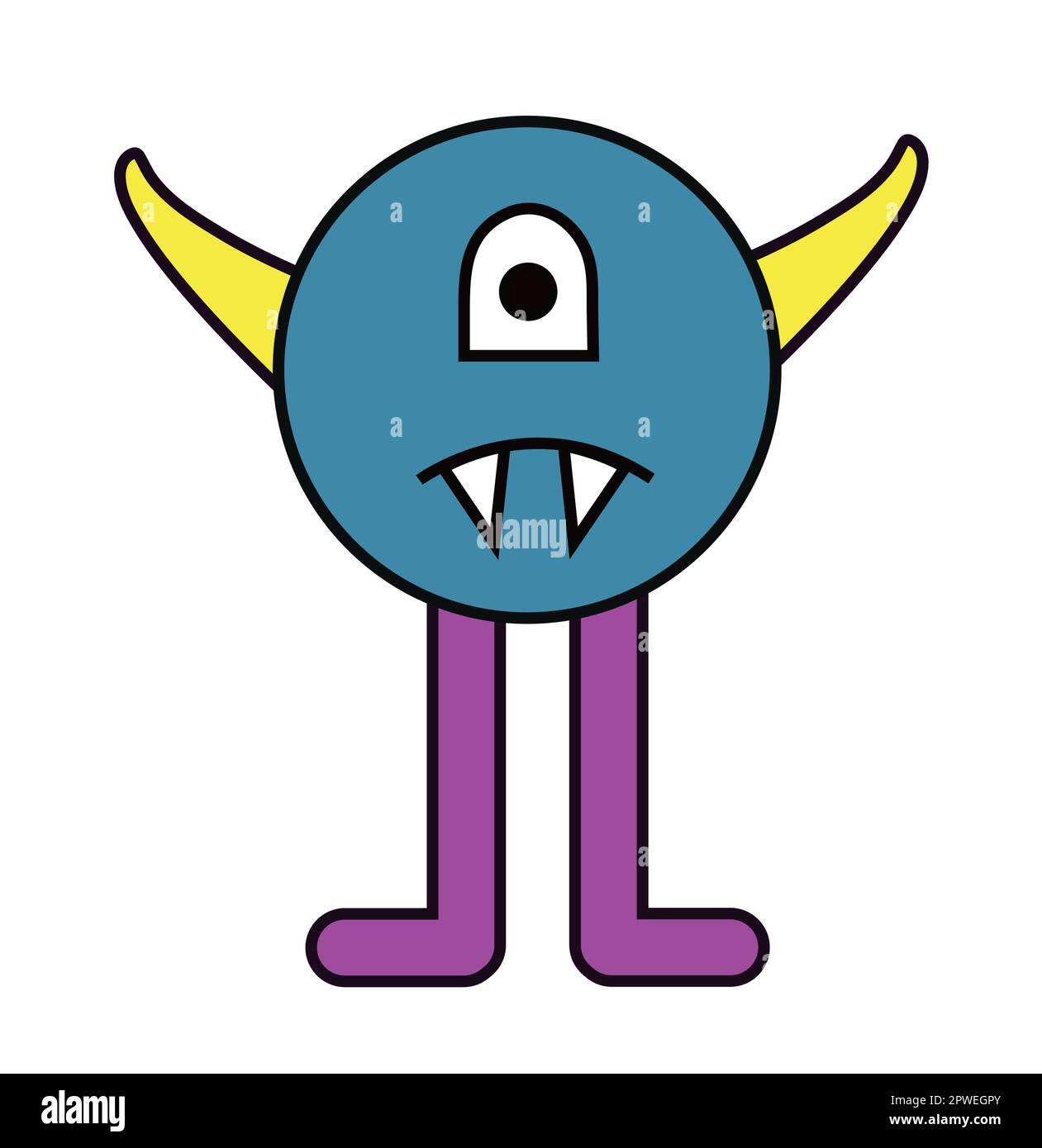 Halloween party outline round hi-res stock photography and images - Alamy