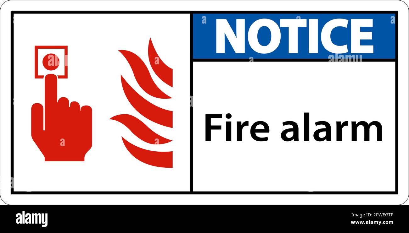 Building fire alarm panel Stock Vector Images - Alamy