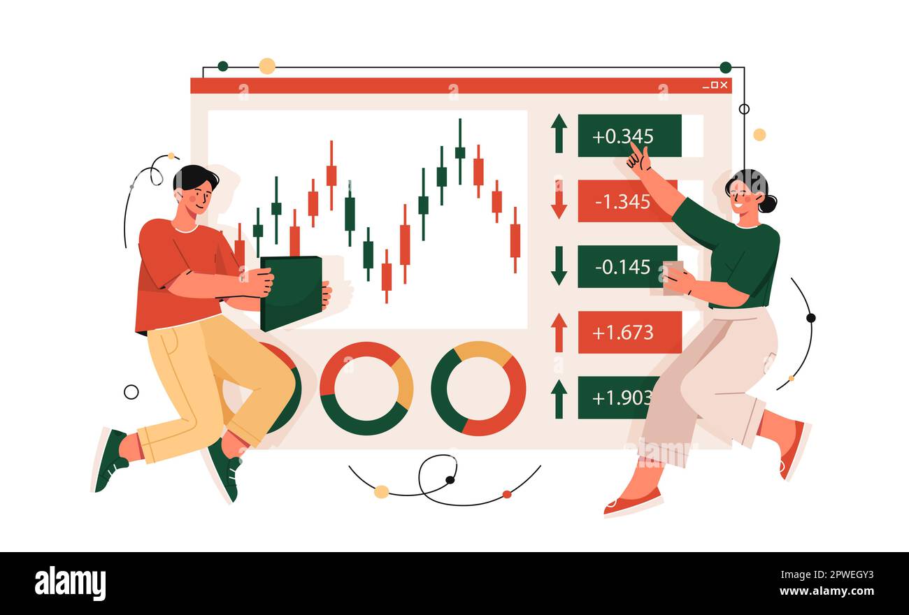 Trading stock concept Stock Vector Image & Art - Alamy