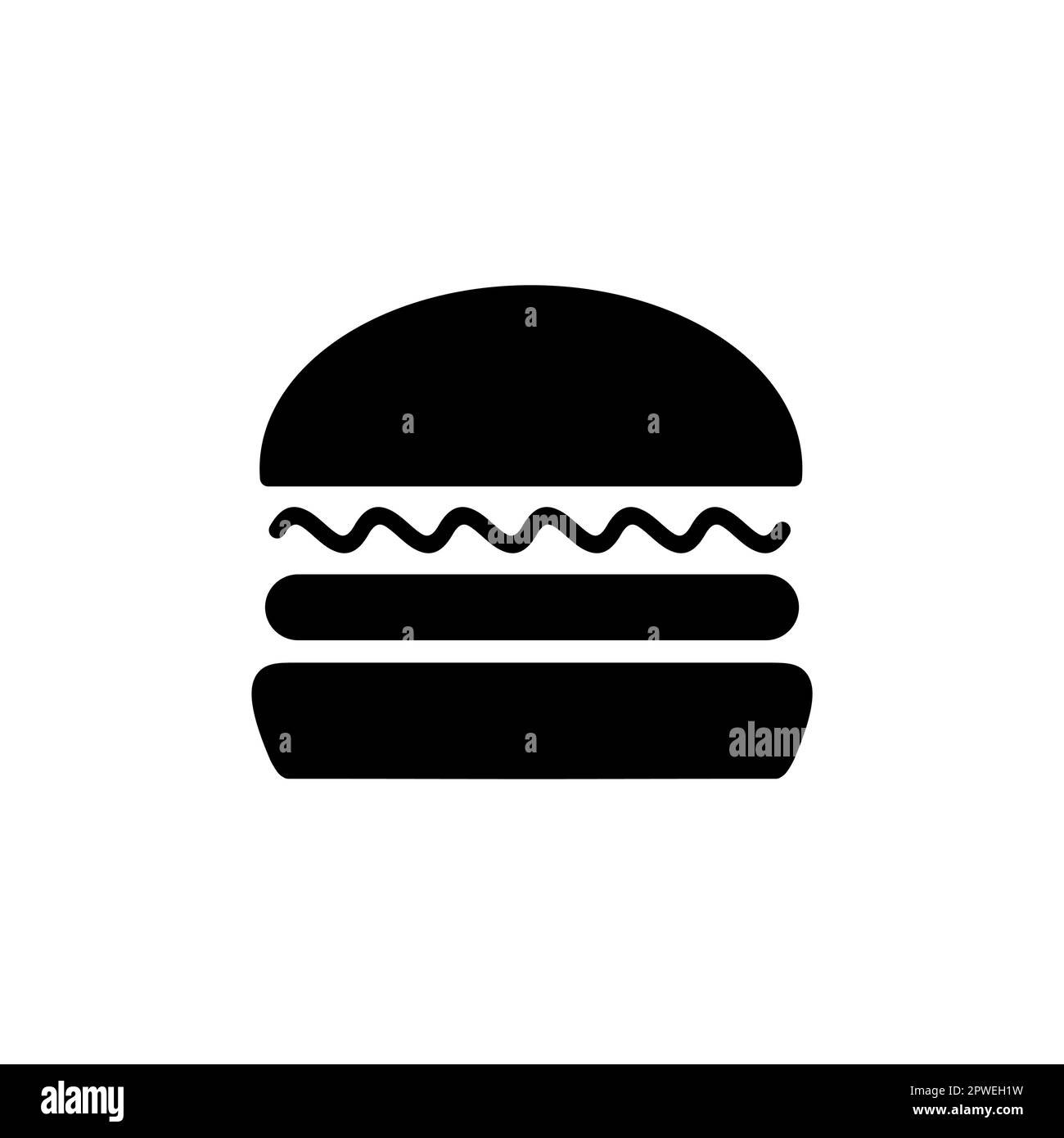 Burger icon vector. hamburger logo icon. fast food icon Stock Vector ...
