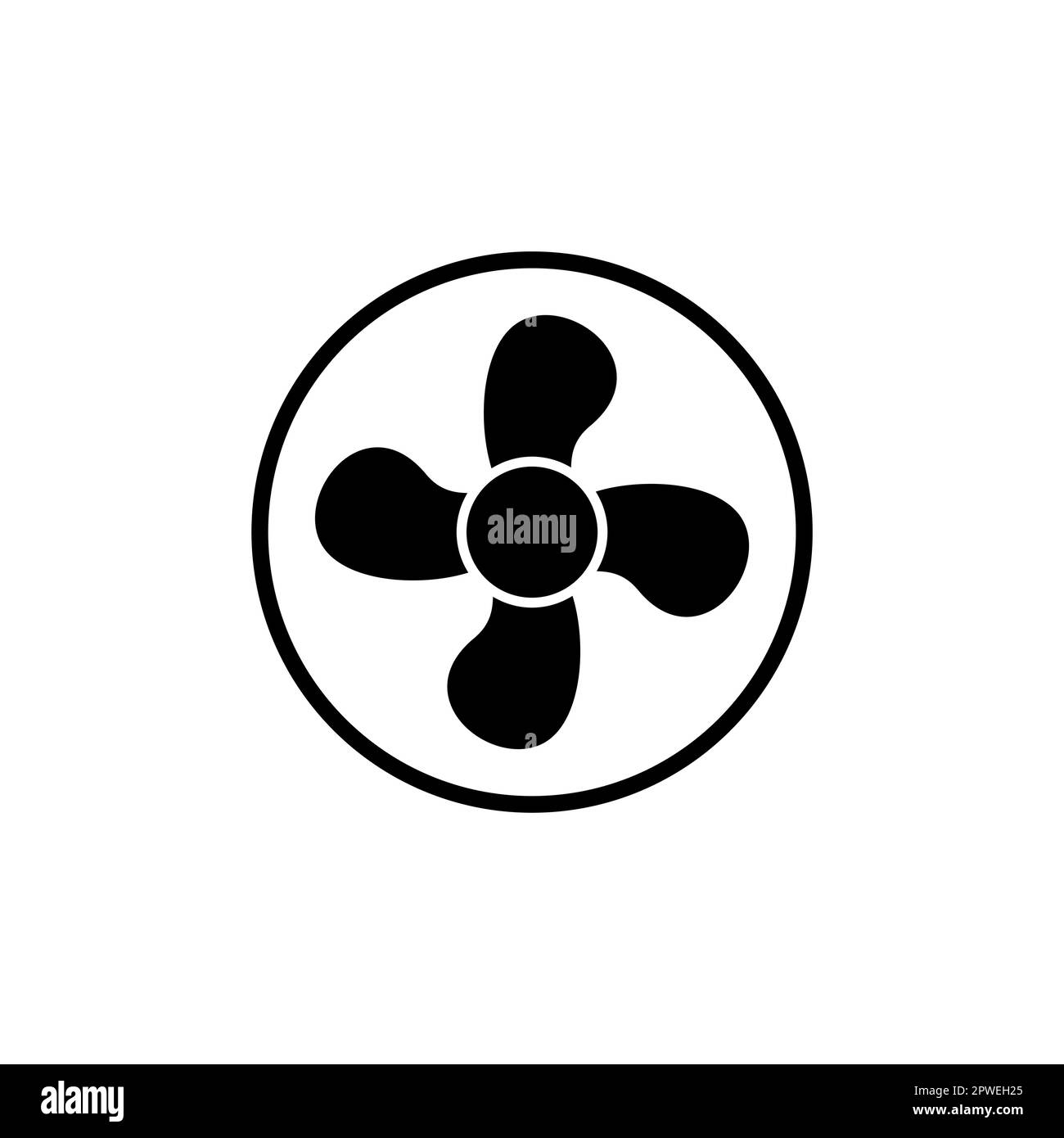 Fan icon vector. blower icon. propeller. ceiling Stock Vector Image ...