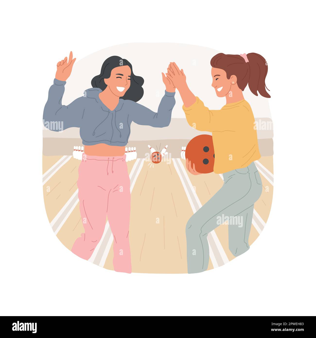 Friends Hanging Out Cartoon