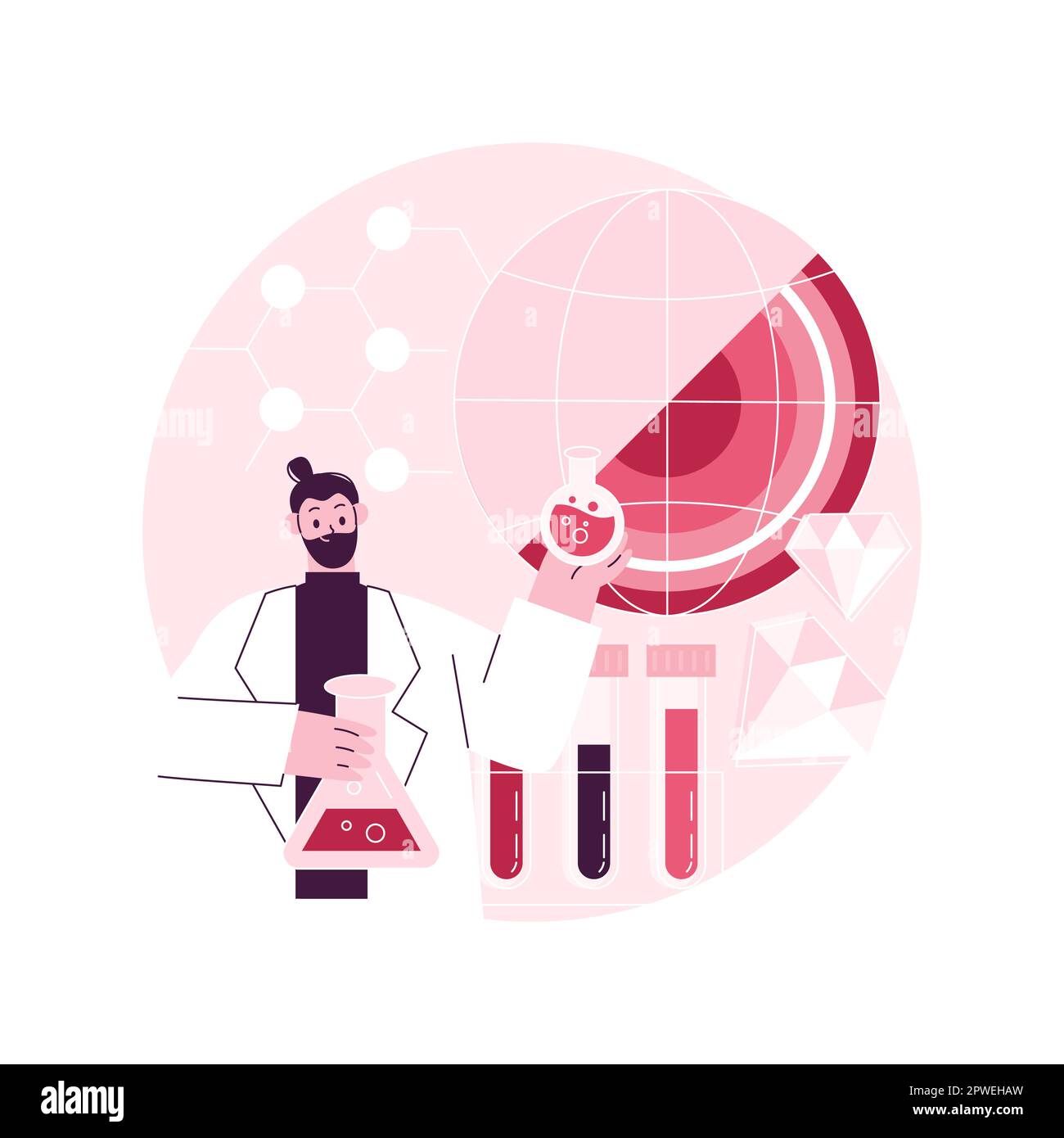 Geochemistry abstract concept vector illustration. Organic geochemistry ... Geochemistry abstract concept vector illustration. Organic geochemistry ...