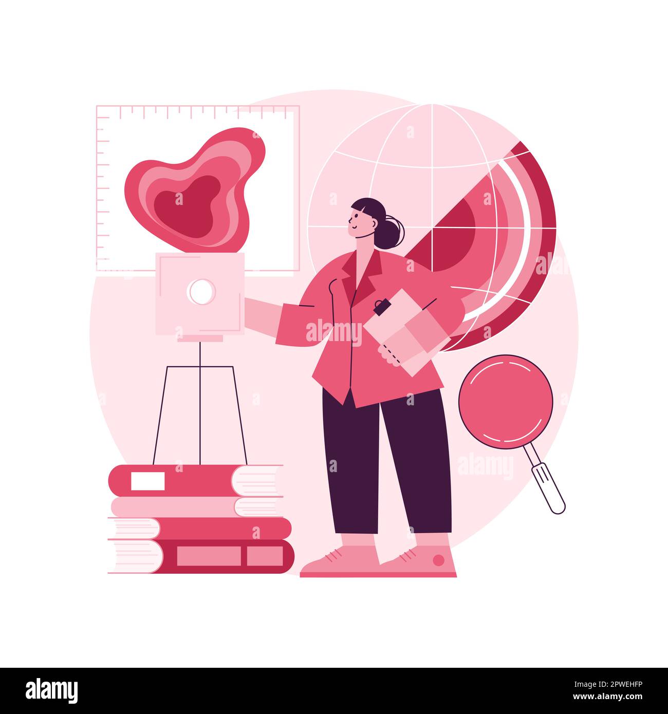 Geophysics abstract concept vector illustration. Geo physical survey ...