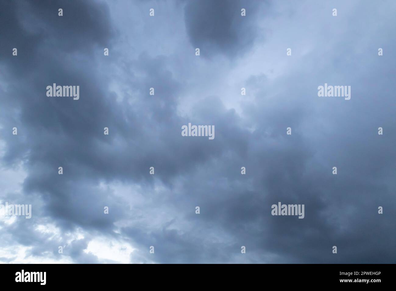 The beautiful dark sky in Ukraine. Awesome grey clouds against ...