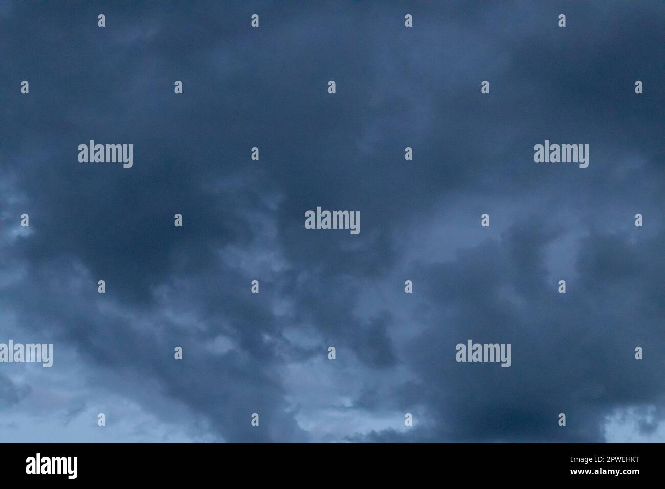 The beautiful dark sky in Ukraine. Awesome grey clouds against ...