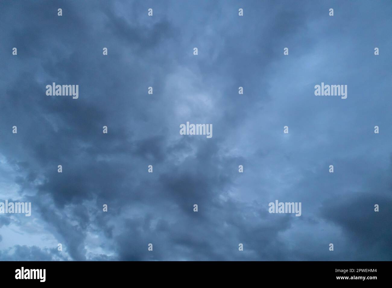 The beautiful dark sky in Ukraine. Awesome grey clouds against ...