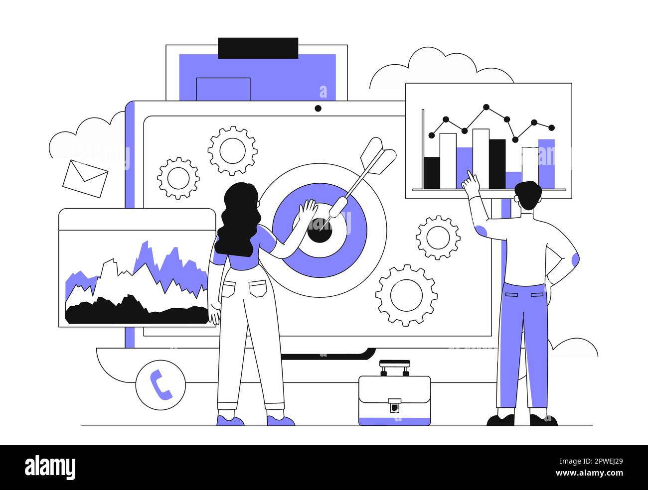 Project initation concept Stock Vector Image & Art - Alamy