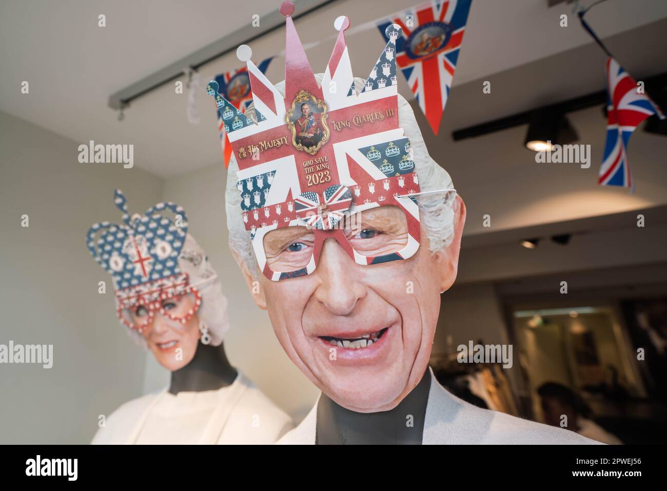 Wimbledon London UK. 30 April 2023. King charles III and Queen Camilla ...