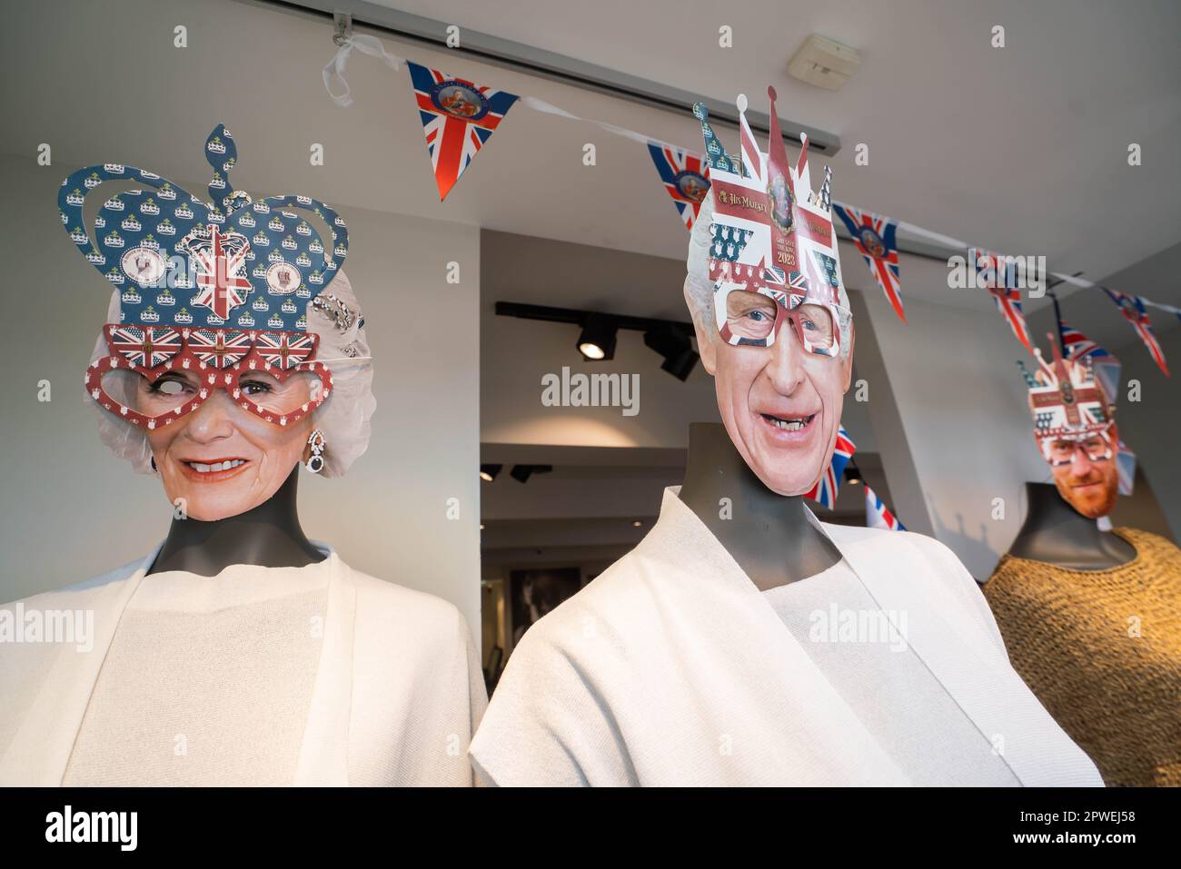 Wimbledon London UK. 30 April 2023. King charles III and Queen Camilla ...