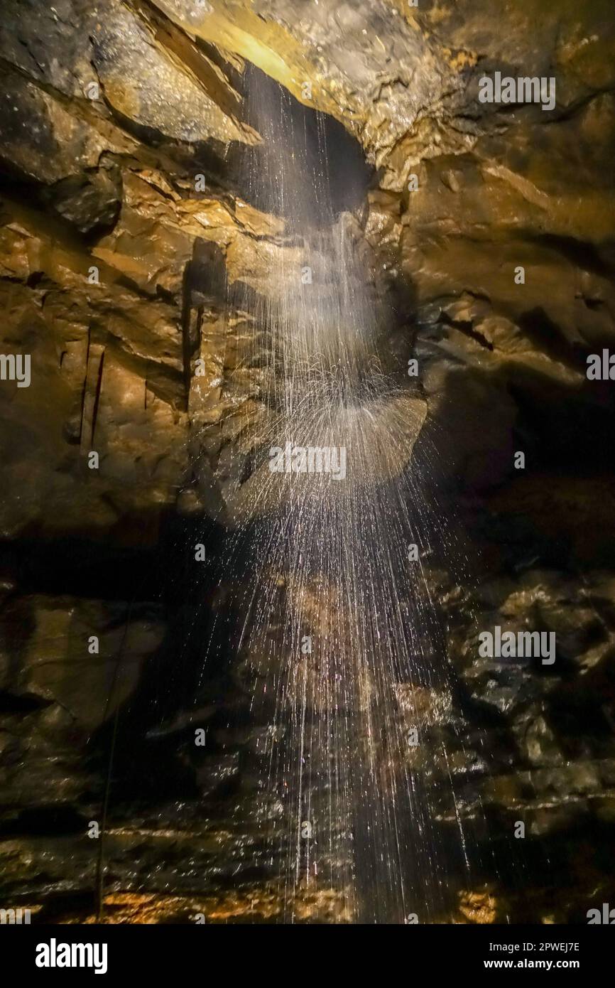 Inside the Underground Aillwee Cave (Ballyvaughan) in Ireland Stock ...