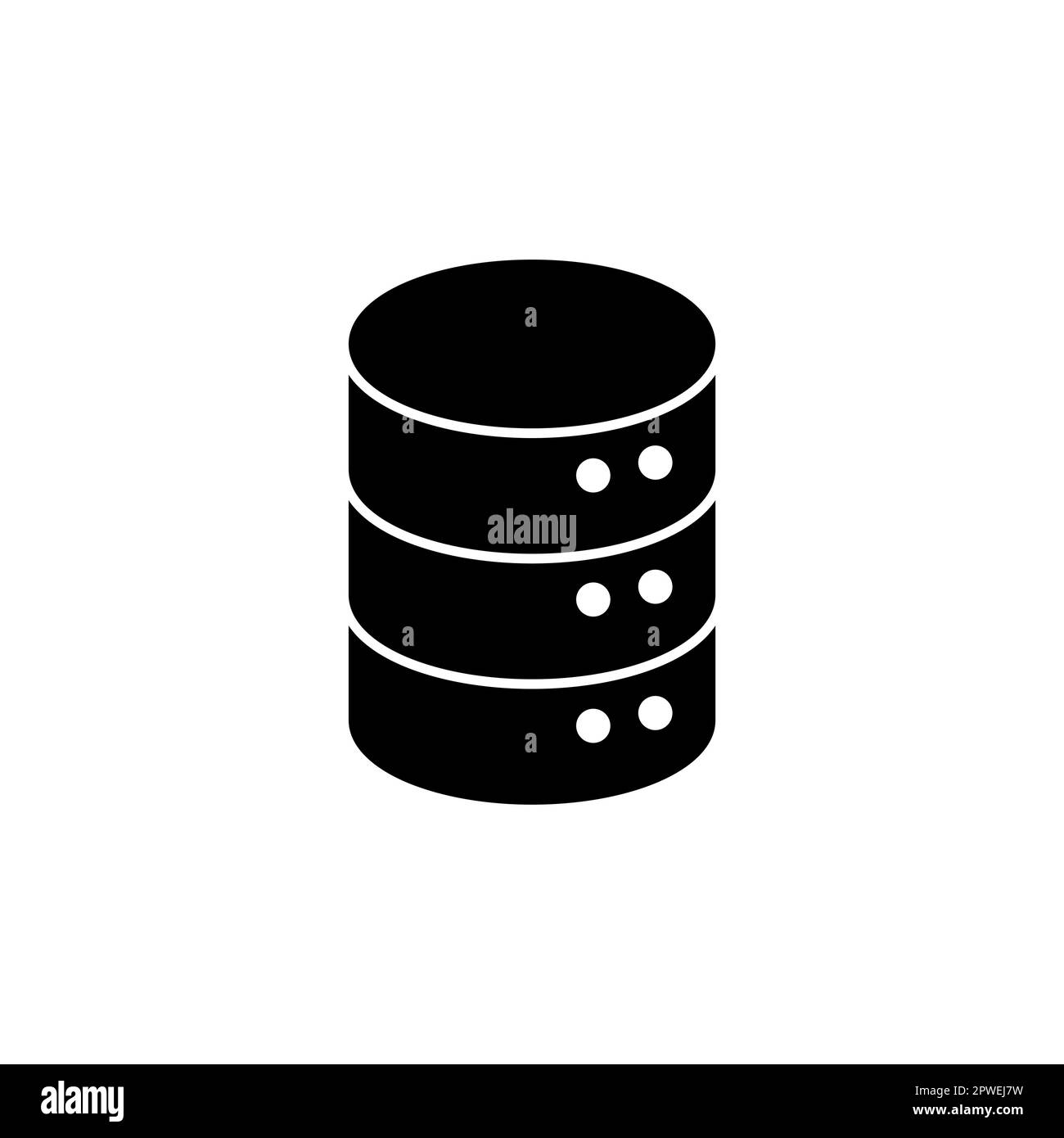 Database Icon Vector Server Icon Storage Stock Vector Image And Art Alamy