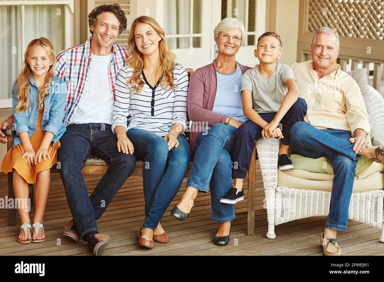 Nothing in the world is better than family. Full length portrait of a ...