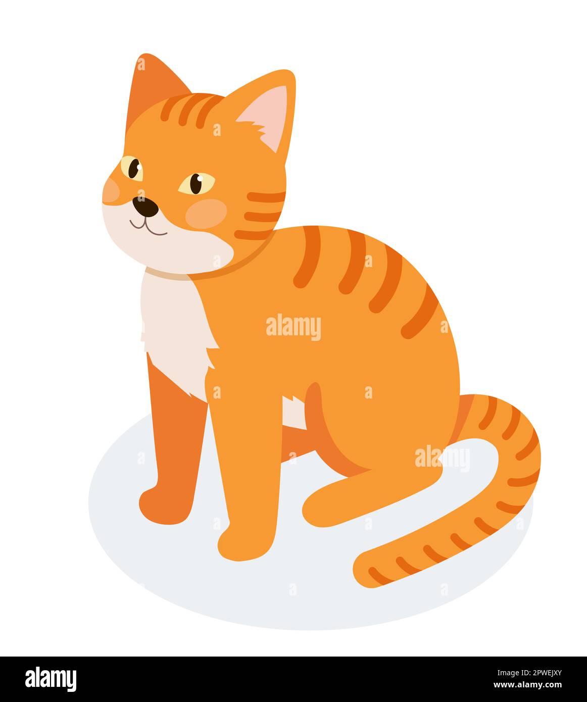Isometric orange cat Stock Vector Image & Art - Alamy
