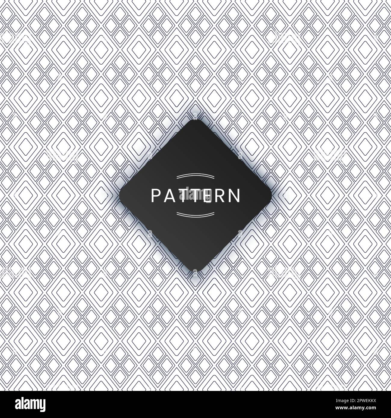 Organic seamless pattern with square outlines Stock Vector Image & Art ...