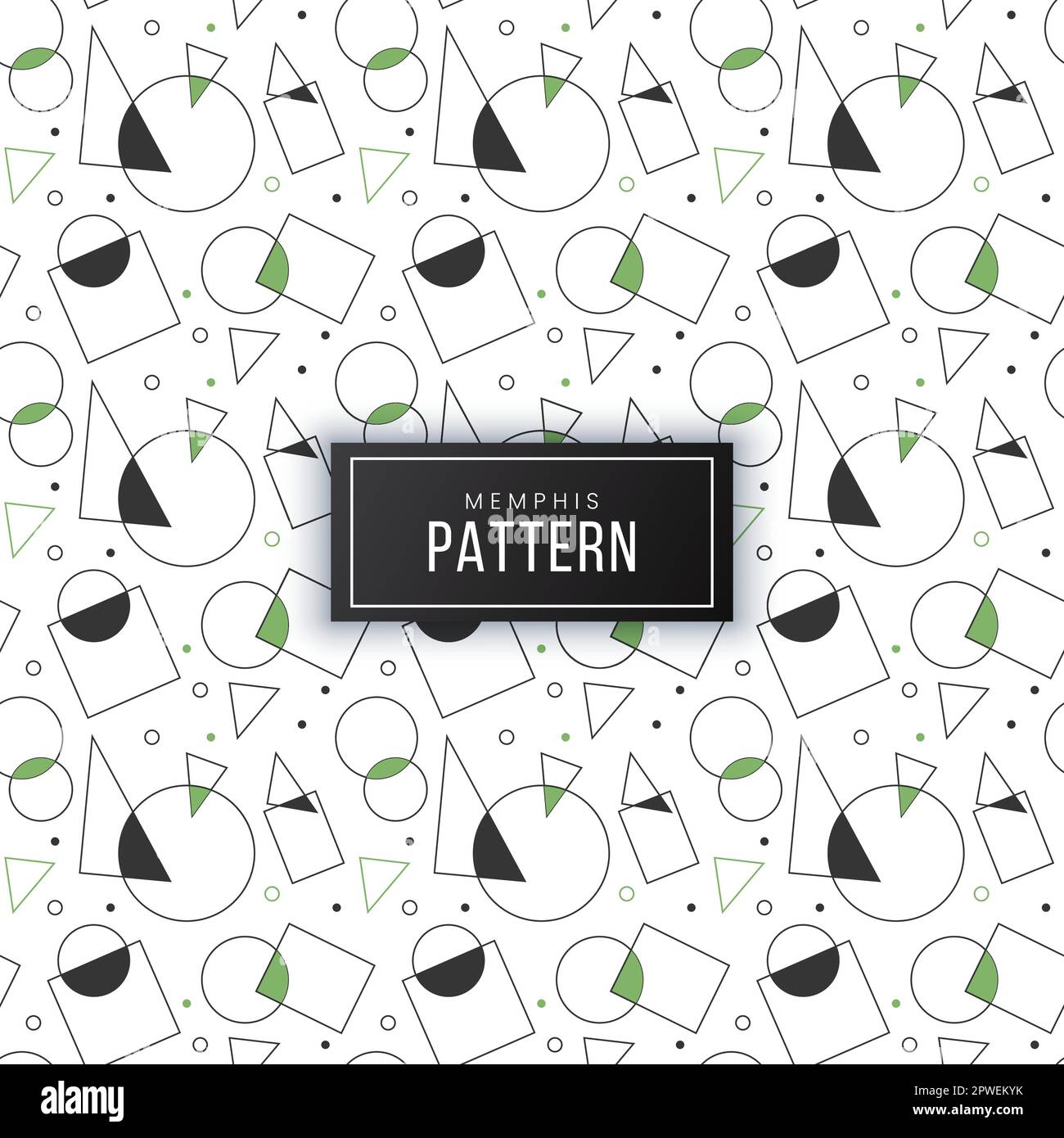 Memphis minimal geometric shapes Stock Vector Images - Alamy