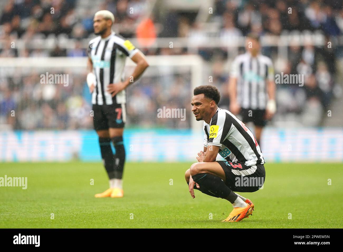 Newcastle players look dejected after Southampton's Stuart Armstrong ...