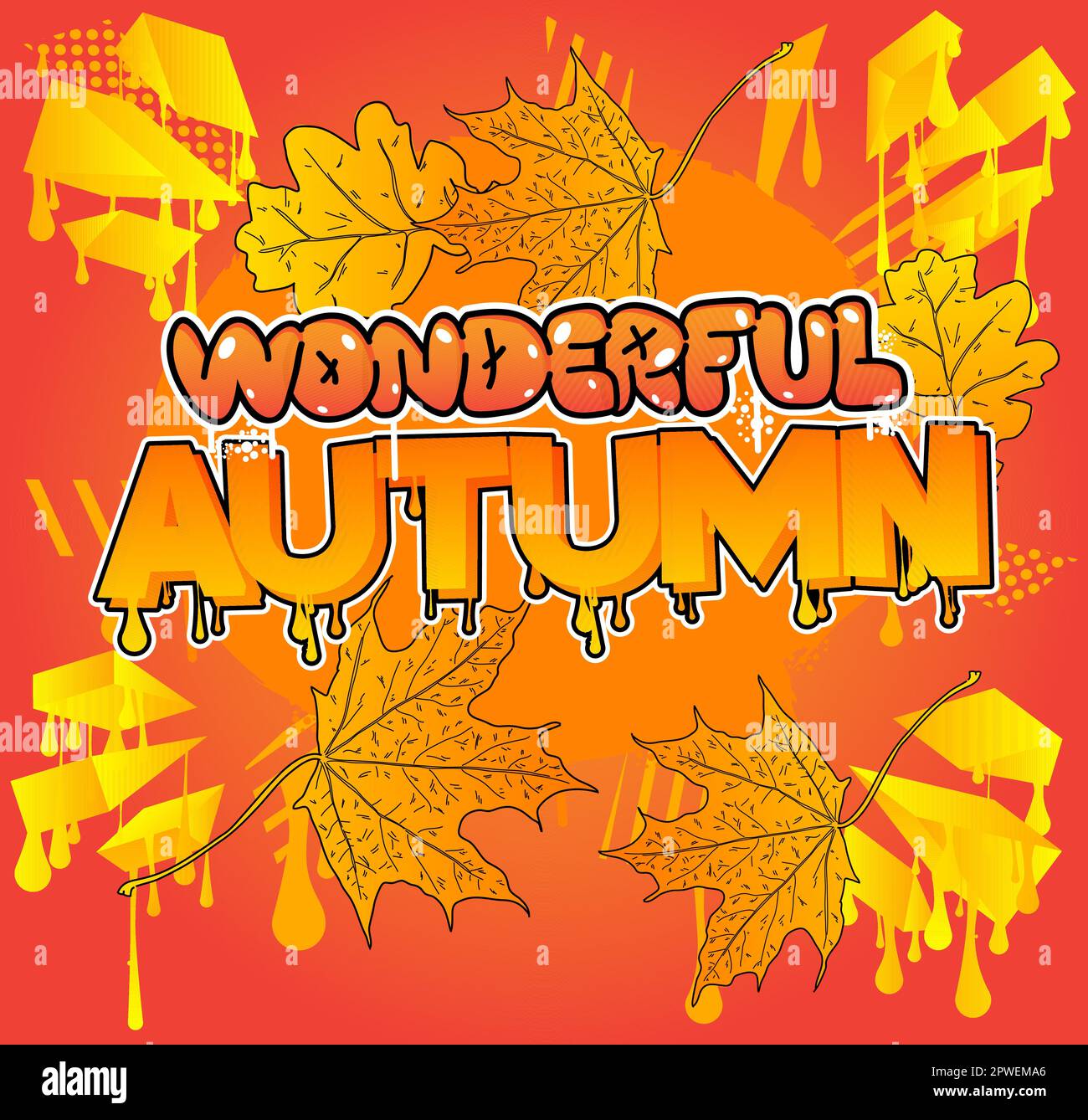 Wonderful graffiti Stock Vector Images - Alamy