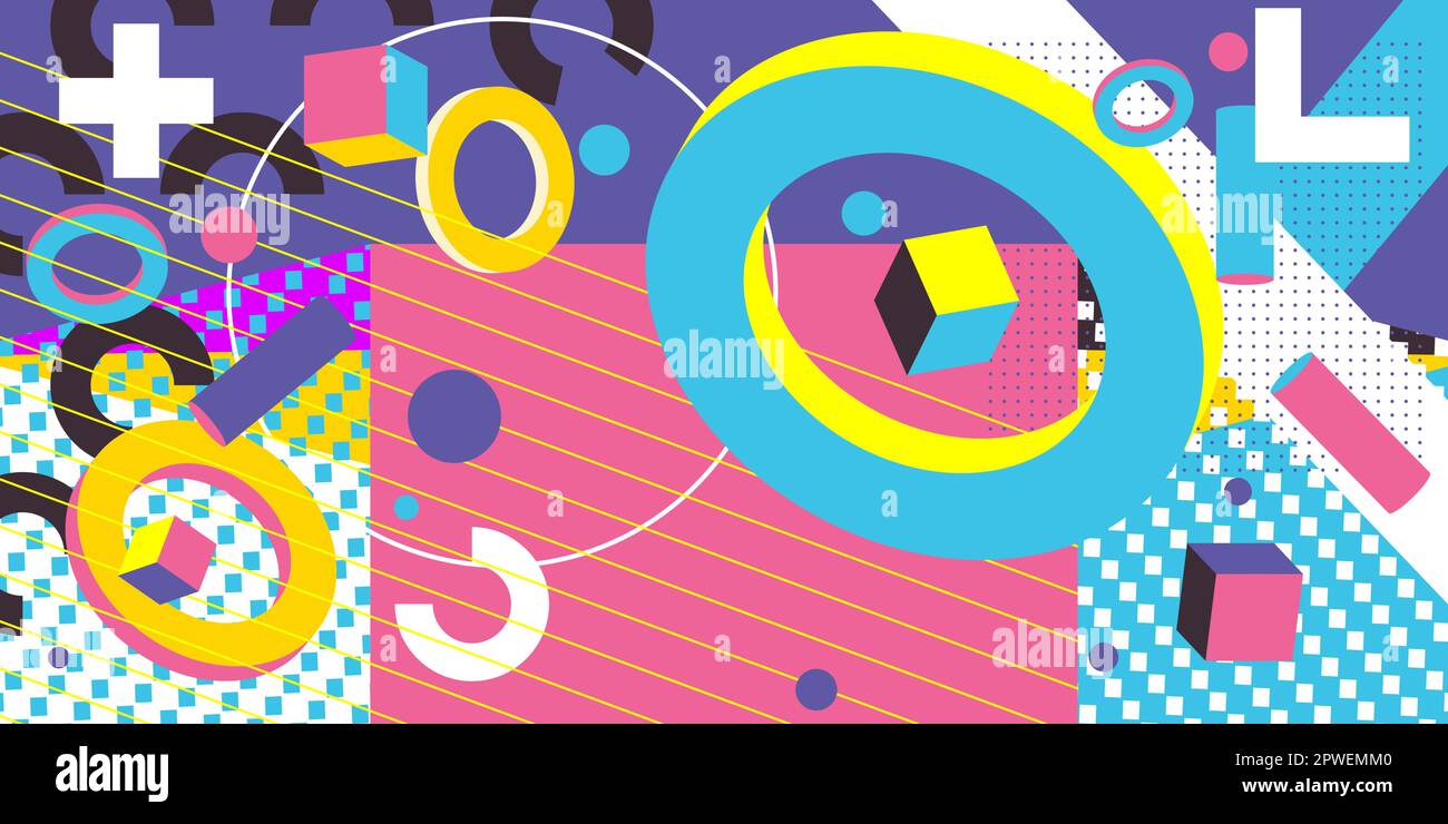 Abstract geometric poster Stock Vector Images - Alamy