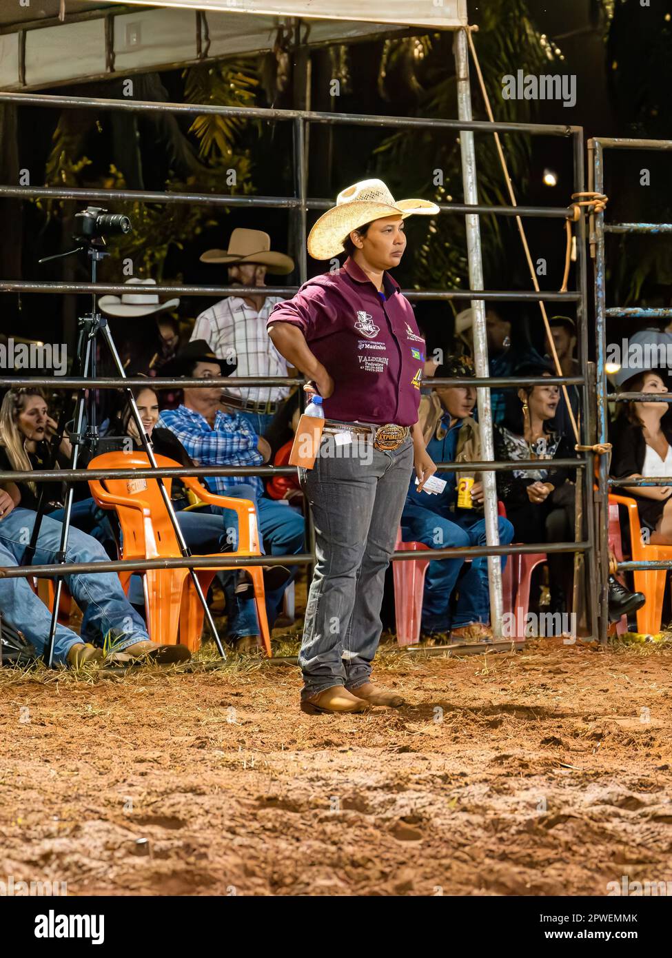 Woman riding bull hi-res stock photography and images - Alamy