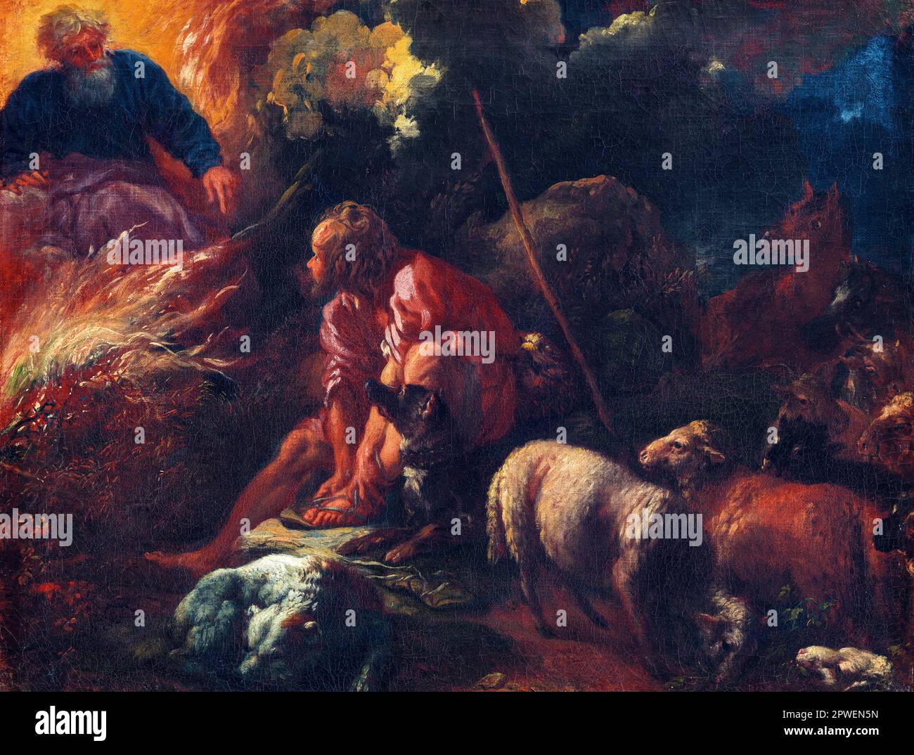 Burning sheep head hi-res stock photography and images - Alamy