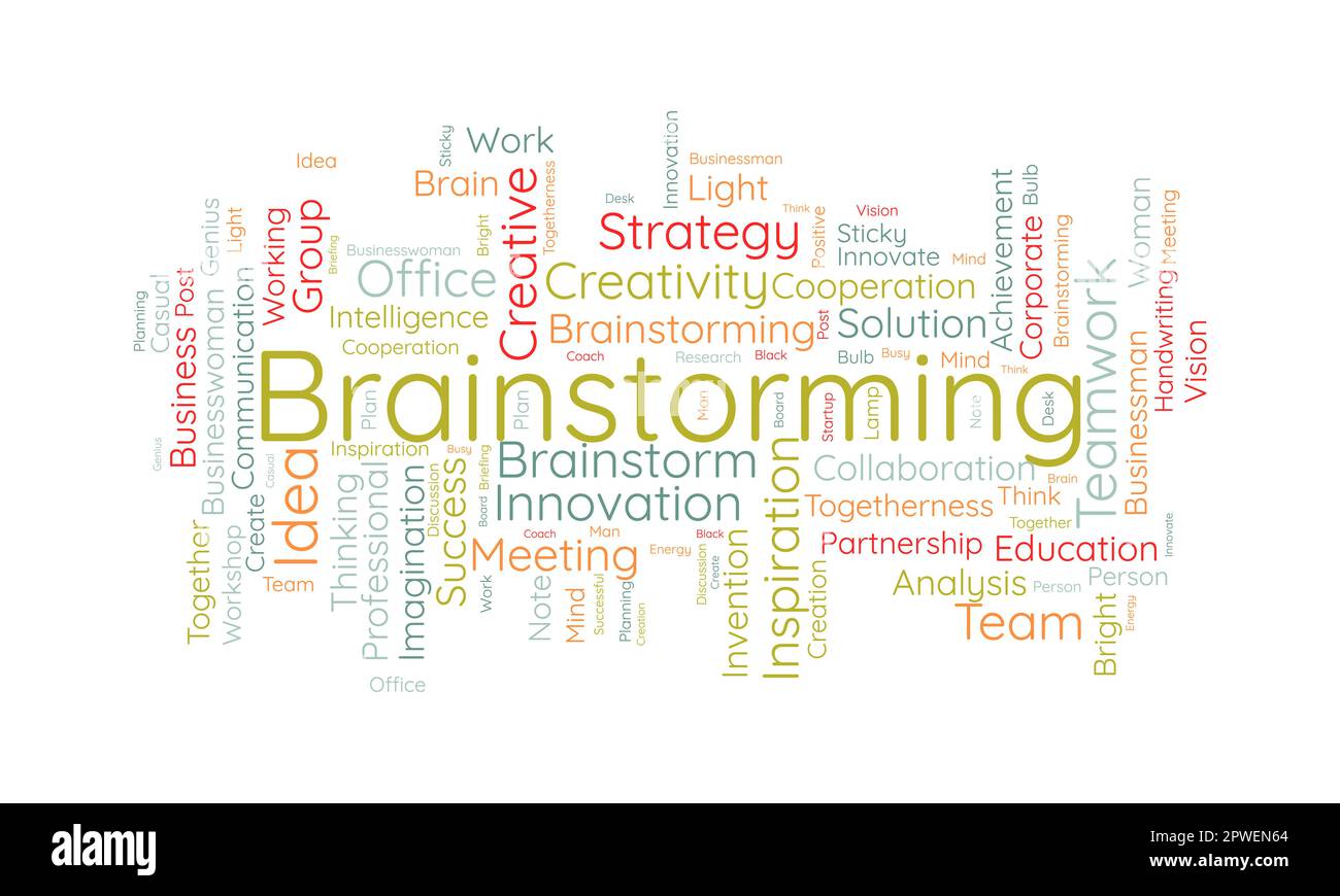 Word cloud background concept for Brainstorming. Creative innovation ... Word cloud background concept for Brainstorming. Creative innovation ...
