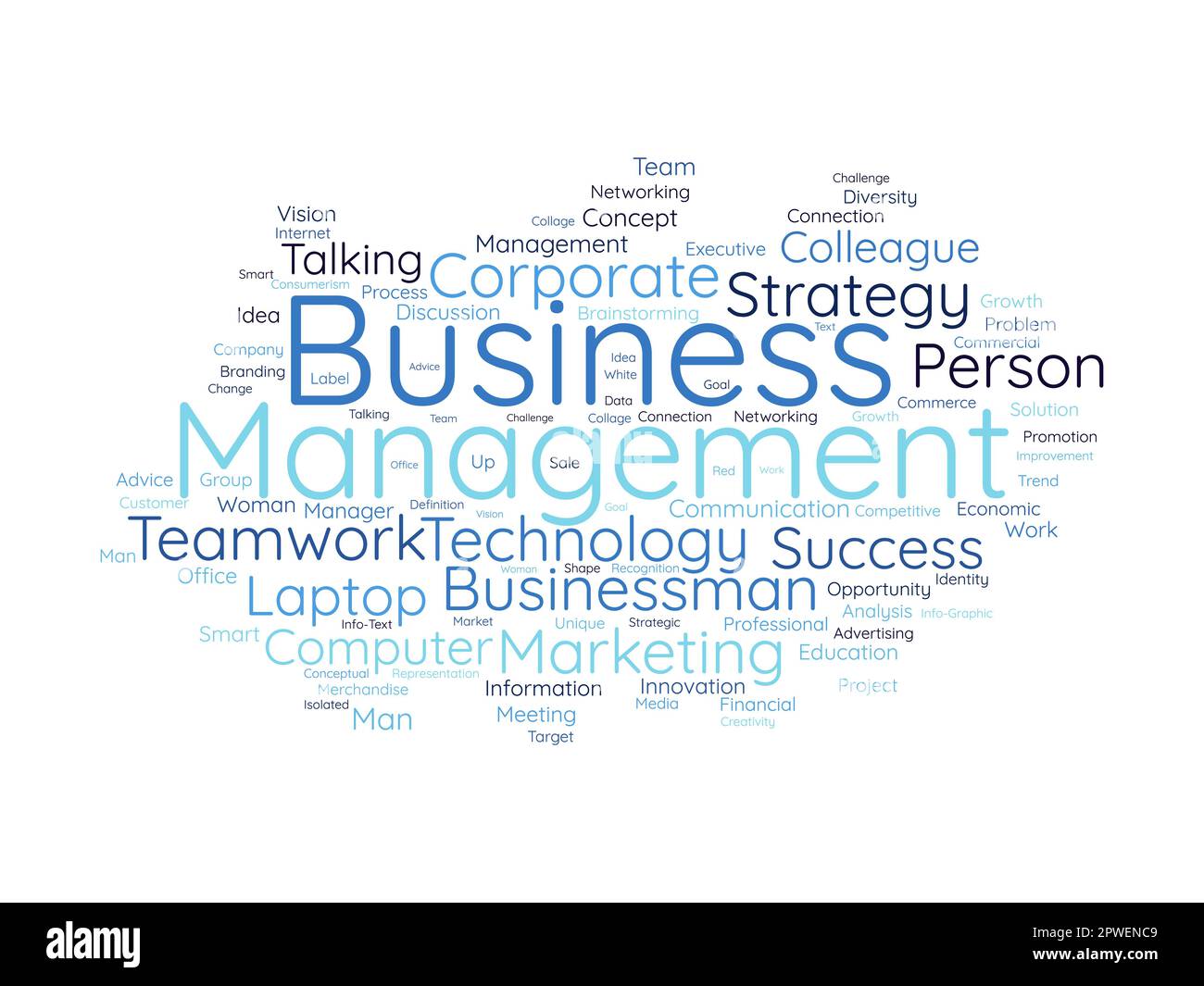 Word cloud background concept for Business Management. corporate ...