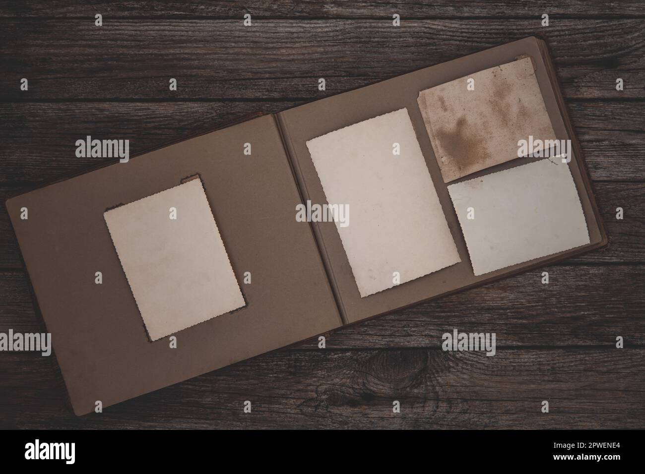 Clear blank photo frames to placed your pictures or text on old family ...
