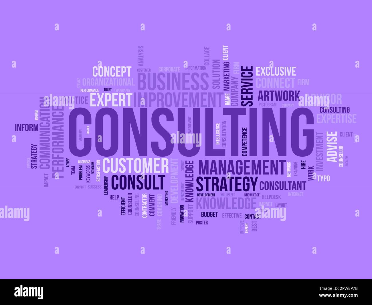 Word cloud background concept for Consulting. Business service solution ...
