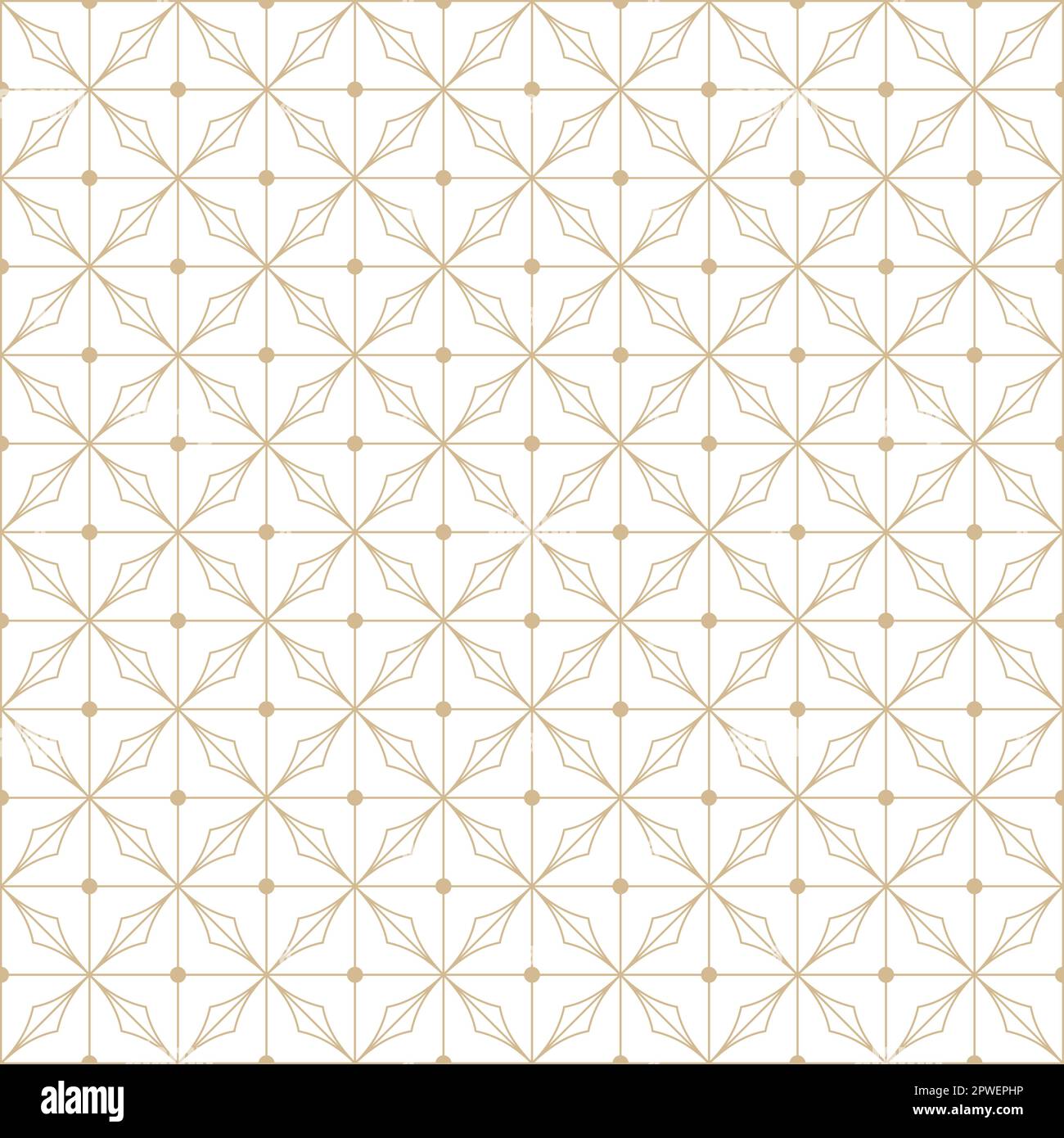 Abstract flowerish geometric shapes seamless patterns background Stock ...