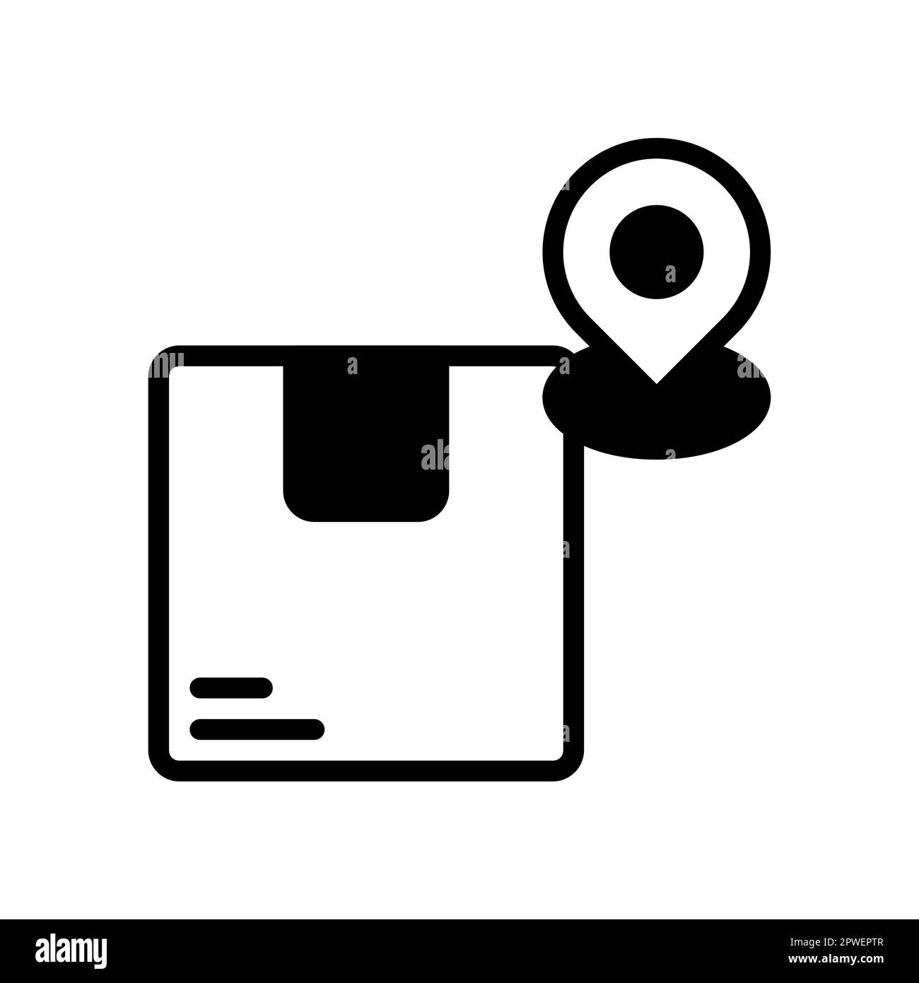 Package Location icon, to track the shipment Stock Vector Image & Art ...