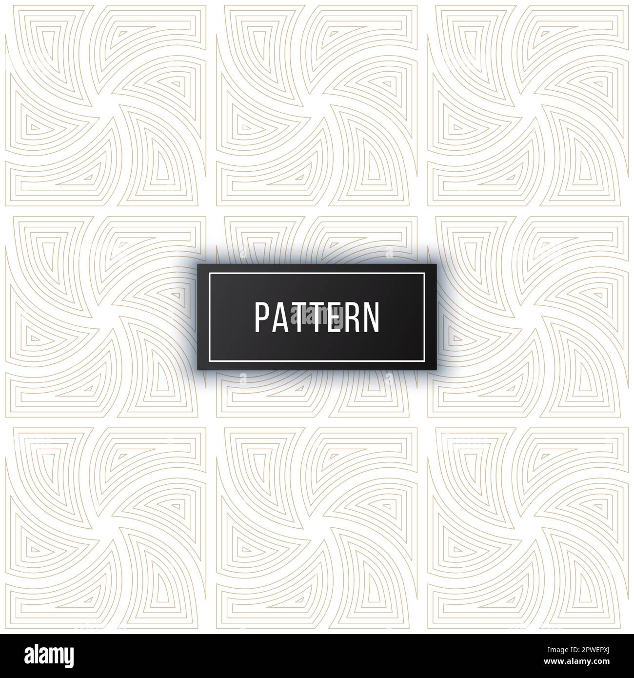 Seamless curved lines pattern hi-res stock photography and images - Alamy