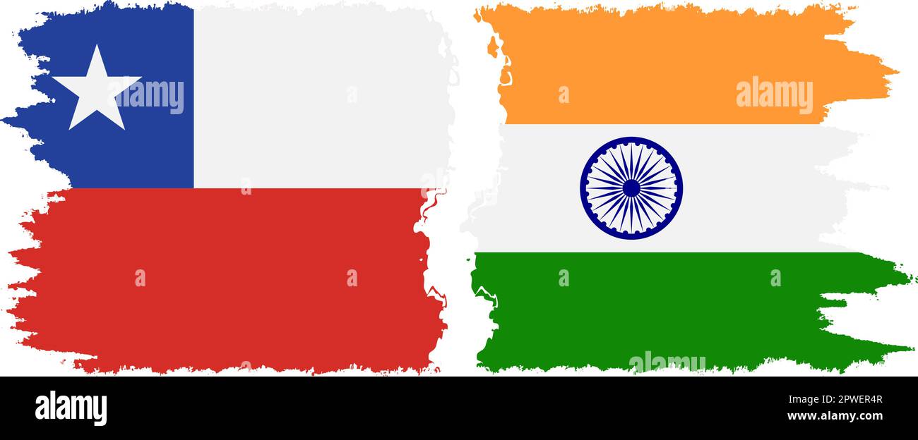 Chile india flag Stock Vector Images - Alamy