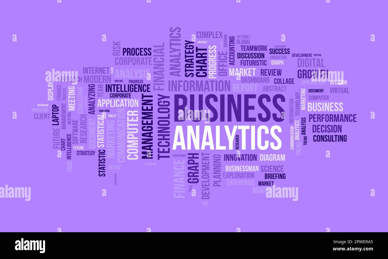Word cloud background concept for Business analytics. Financial ...