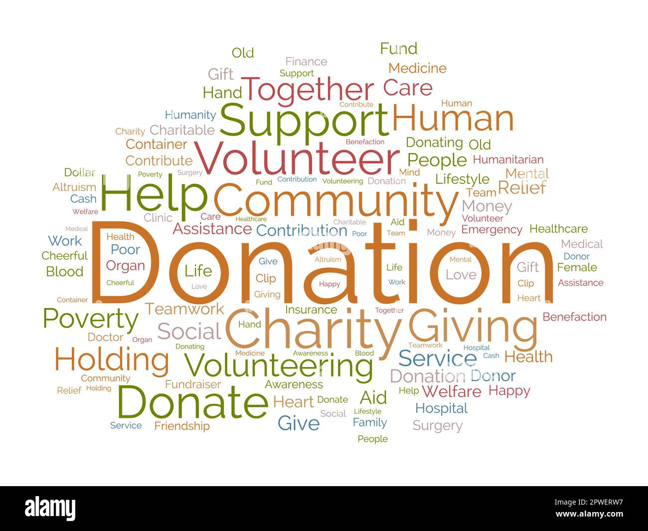 Background concept wordcloud illustration charity Stock Vector Images ...