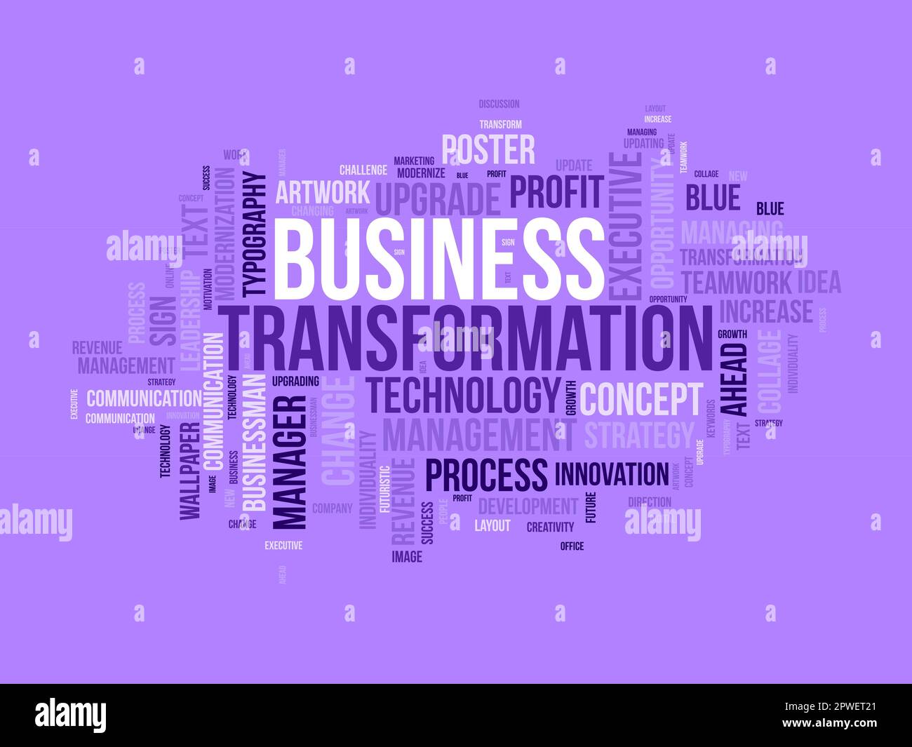 Word cloud background concept for Business transformation. Business ...