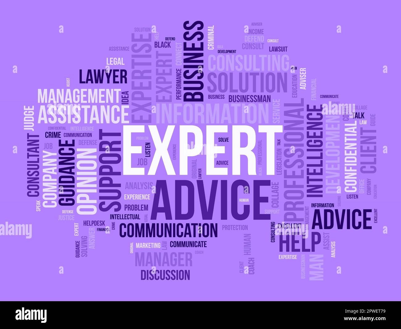 Word cloud background concept for Expert advice. Service support help ...