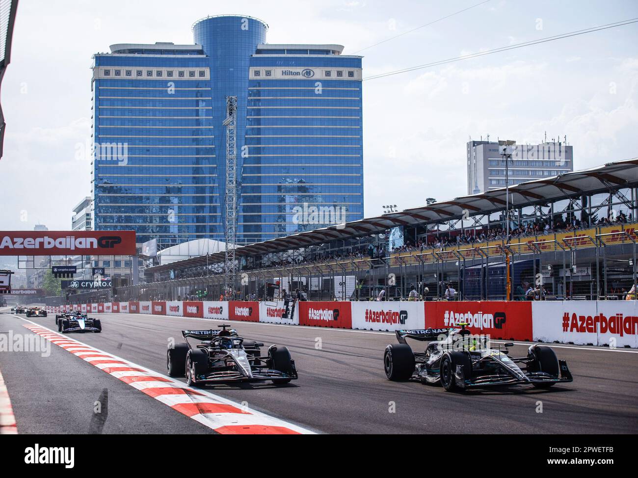 Baku, Azerbaijan. 30th Apr, 2023. #44 Lewis Hamilton (GBR, Mercedes-AMG ...