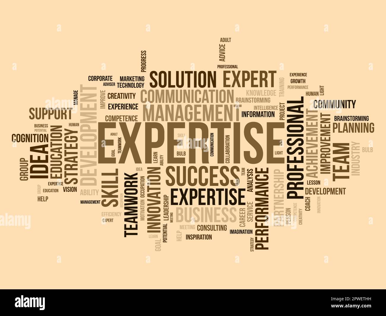 Word cloud background concept for Expertise. Business success ...