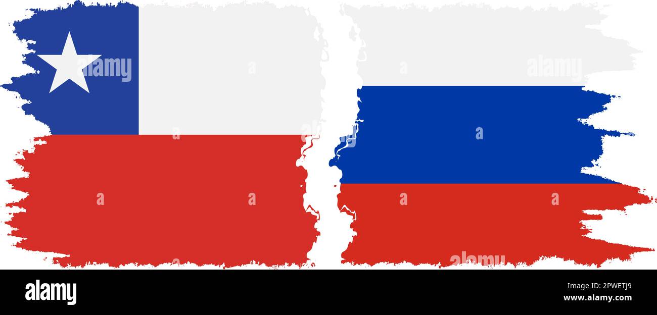 Chile russia flag Stock Vector Images - Alamy
