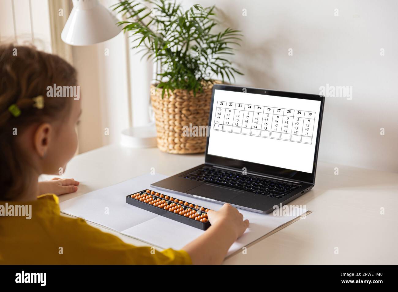 Kids maths calculator class hi-res stock photography and images - Alamy