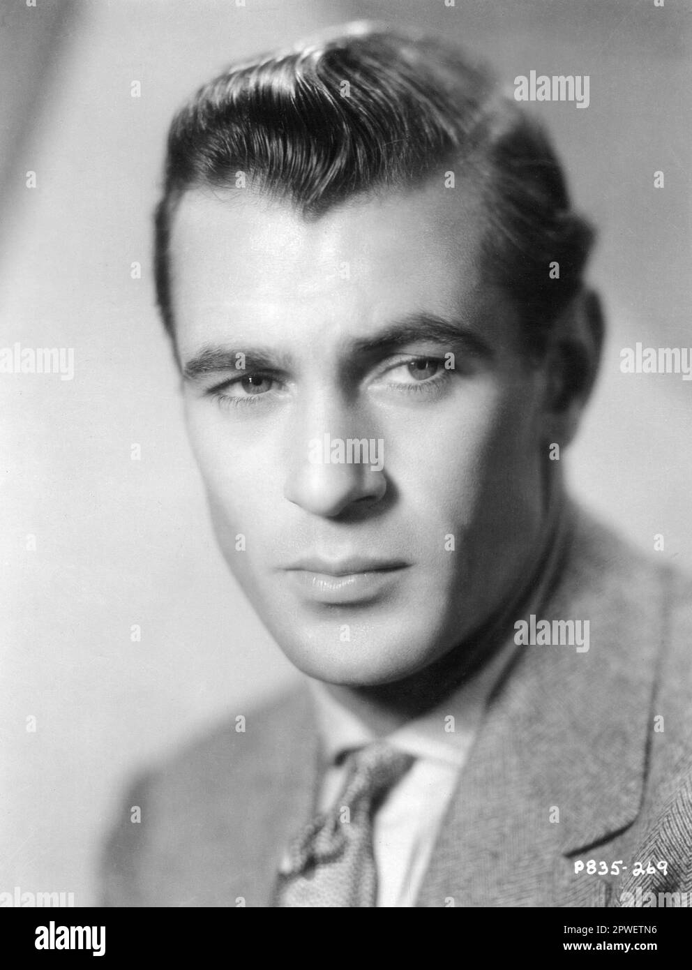 Portrait of American Actor GARY COOPER taken at Paramount Studios in ...