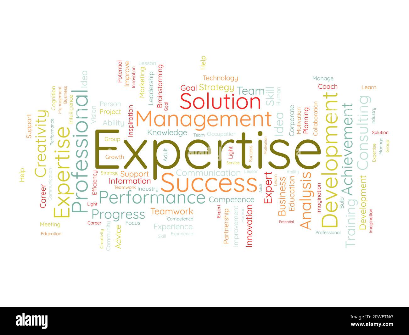 Word cloud background concept for Expertise. Business success ...