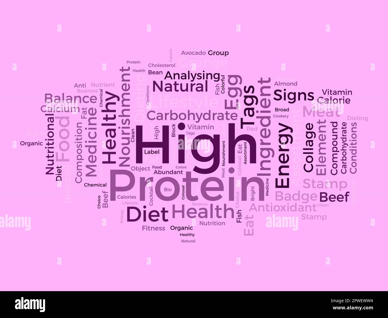 Fitness word cloud illustration tag Stock Vector Images - Alamy