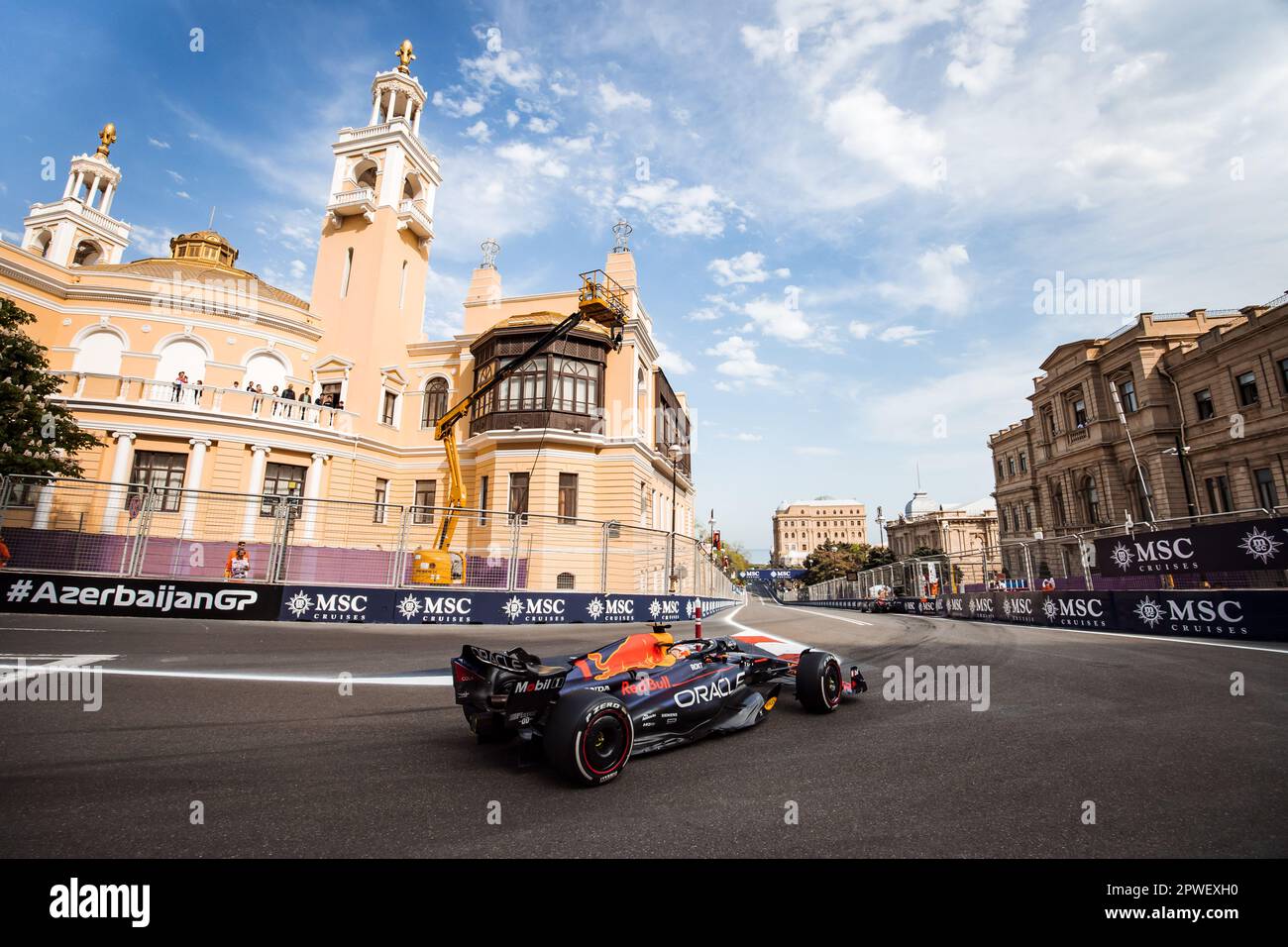 Baku, Azerbaijan. 30th Apr, 2023. Max Verstappen (NLD) Red Bull Racing RB19. 30.04.2023. Formula ...